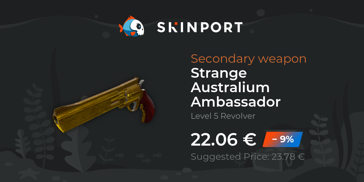 Strange Australium Ambassador - Team Fortress 2 - Skinport