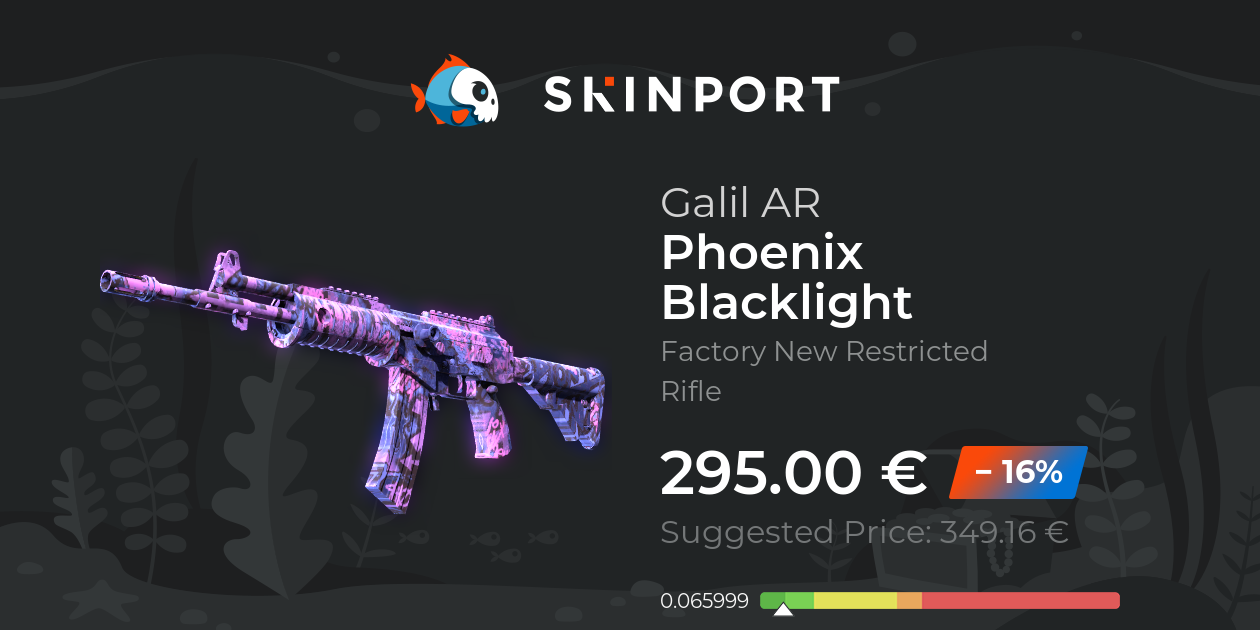 Galil AR | Phoenix Blacklight (Factory New) - Counter-Strike 2 - Skinport