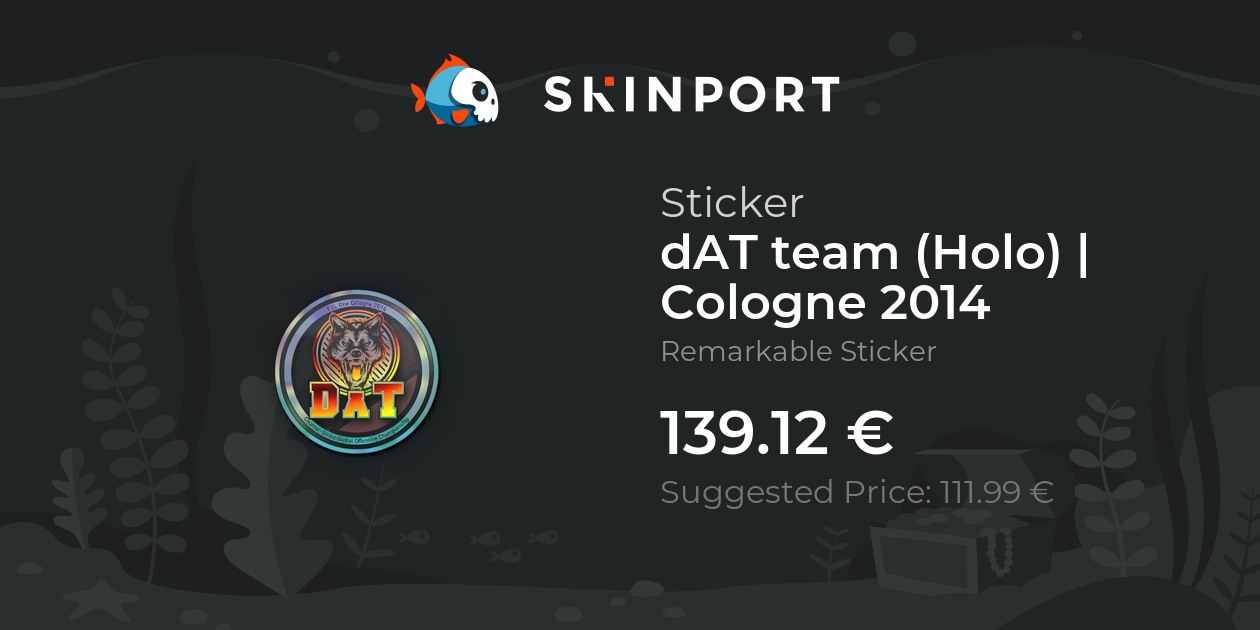 Sticker | dAT team (Holo) | Cologne 2014 - Counter-Strike 2 - Skinport