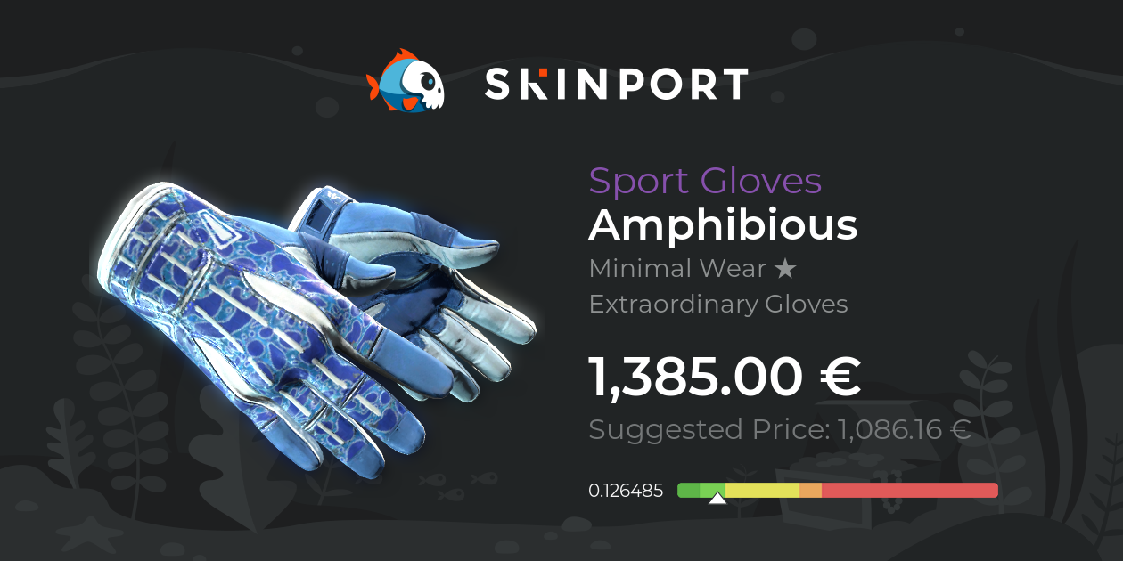 Sport Gloves | Amphibious (Minimal Wear) - Counter-Strike 2 - Skinport