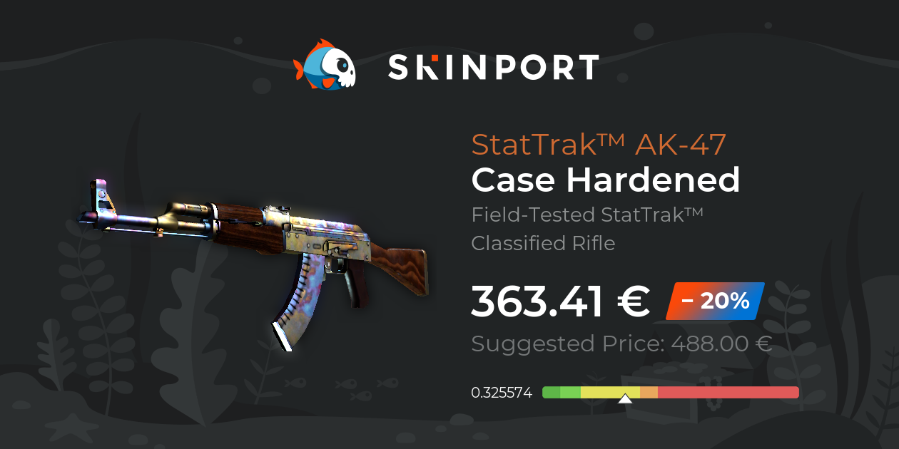 StatTrak™ AK-47 | Case Hardened (Field-Tested) - Counter-Strike 2 ...