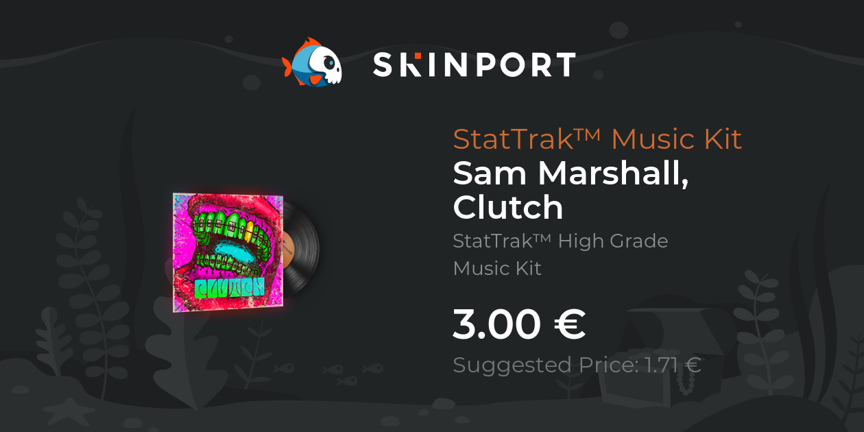StatTrak™ Music Kit | Sam Marshall, Clutch - Counter-Strike 2 - Skinport