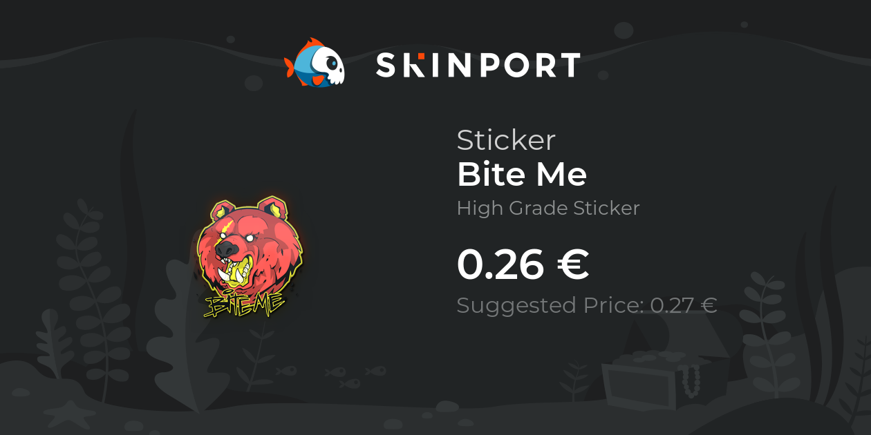 Sticker | Bite Me - CS2 - Skinport