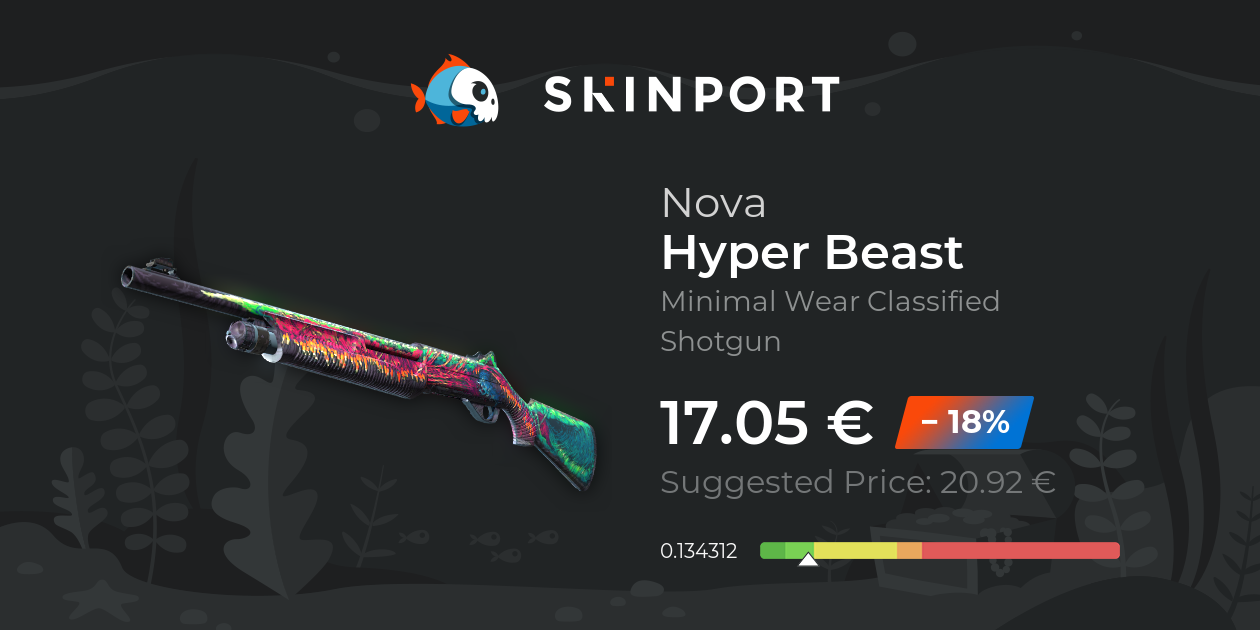 Nova | Hyper Beast (Minimal Wear) - Counter-Strike 2 - Skinport