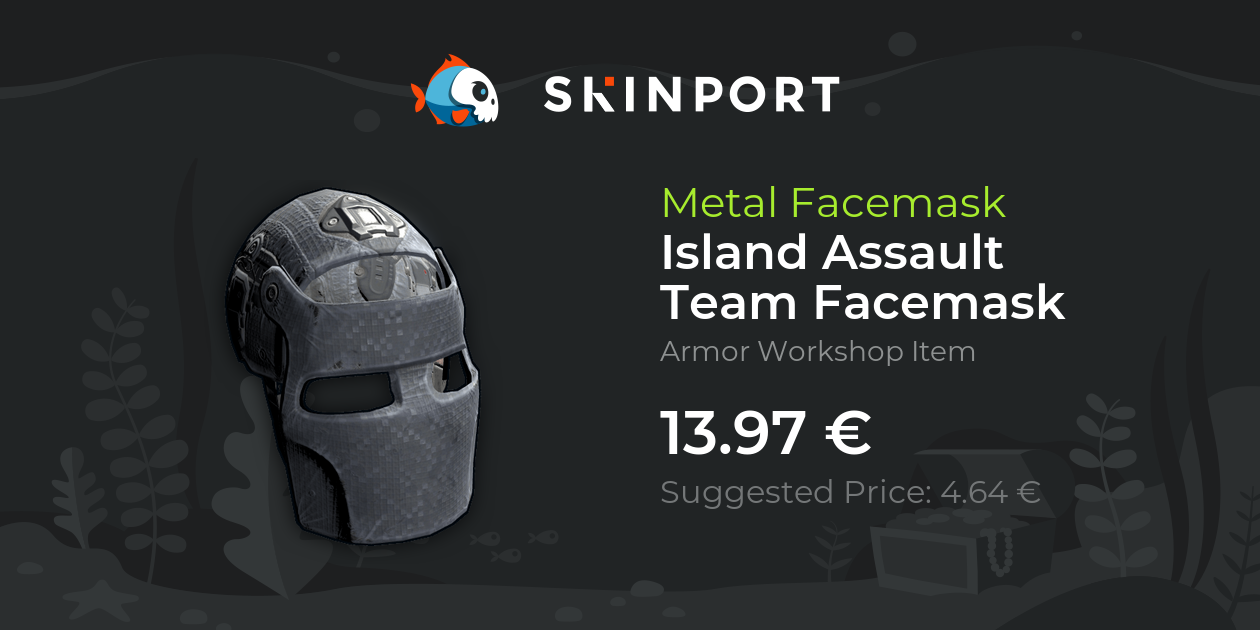 Island Assault Team Facemask - Rust - Skinport