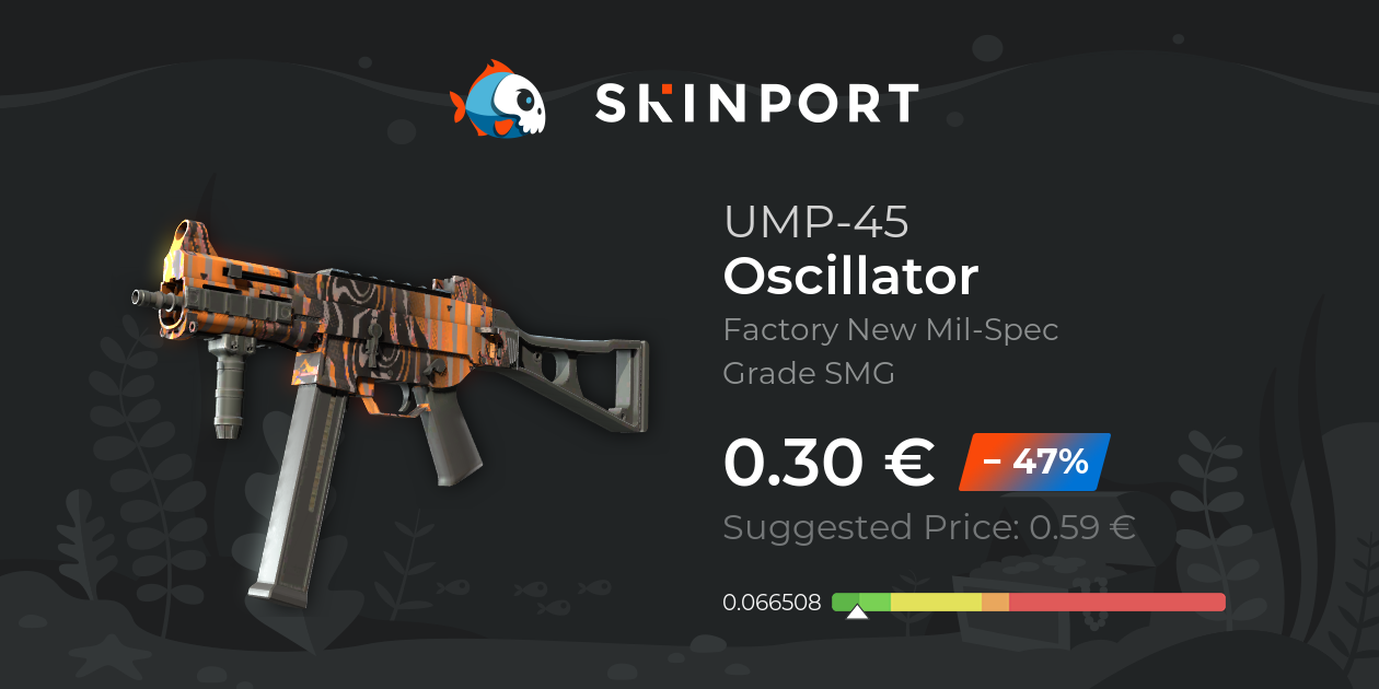 UMP-45 | Oscillator (Factory New) - Counter-Strike 2 - Skinport