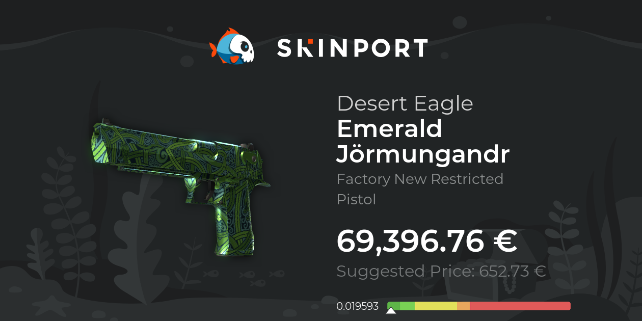 Desert Eagle | Emerald Jörmungandr (Fabriksny) - Counter-Strike 2 ...