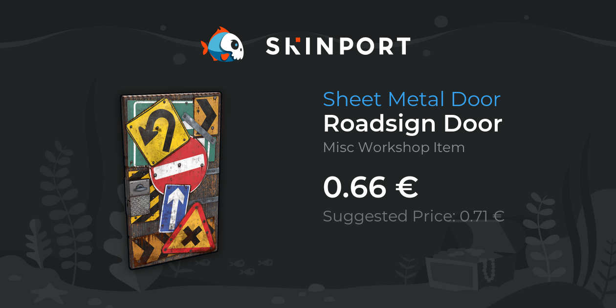 Roadsign Door - Rust - Skinport