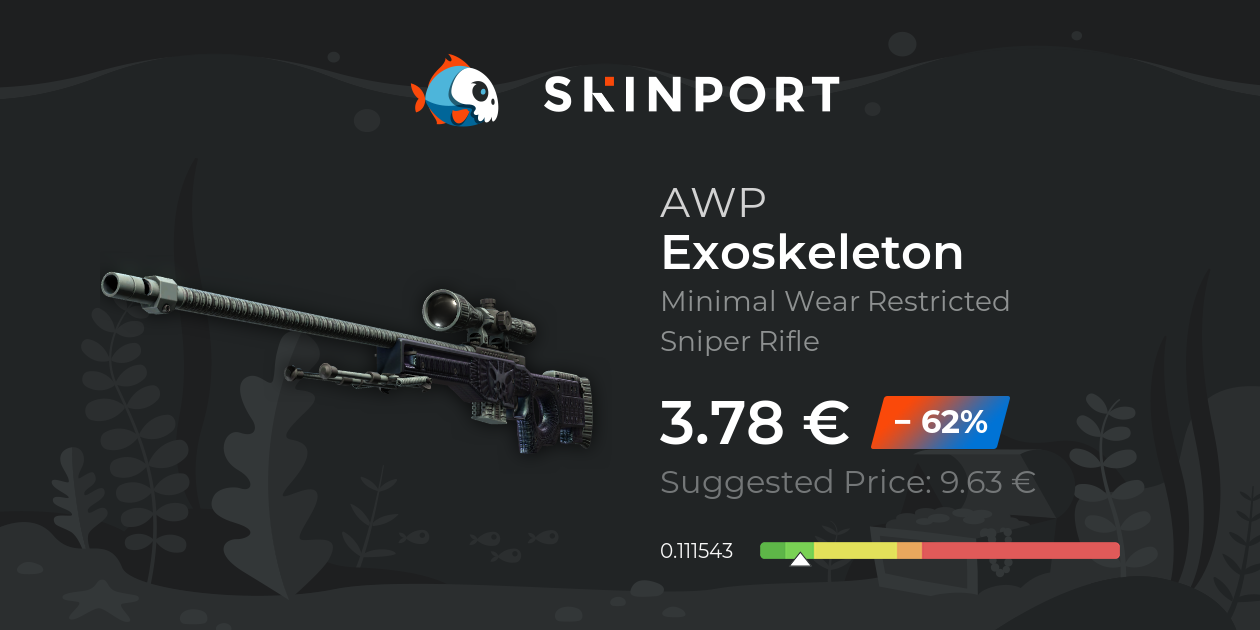 AWP | Exoesqueleto (Casi nuevo) - Counter-Strike 2 - Skinport