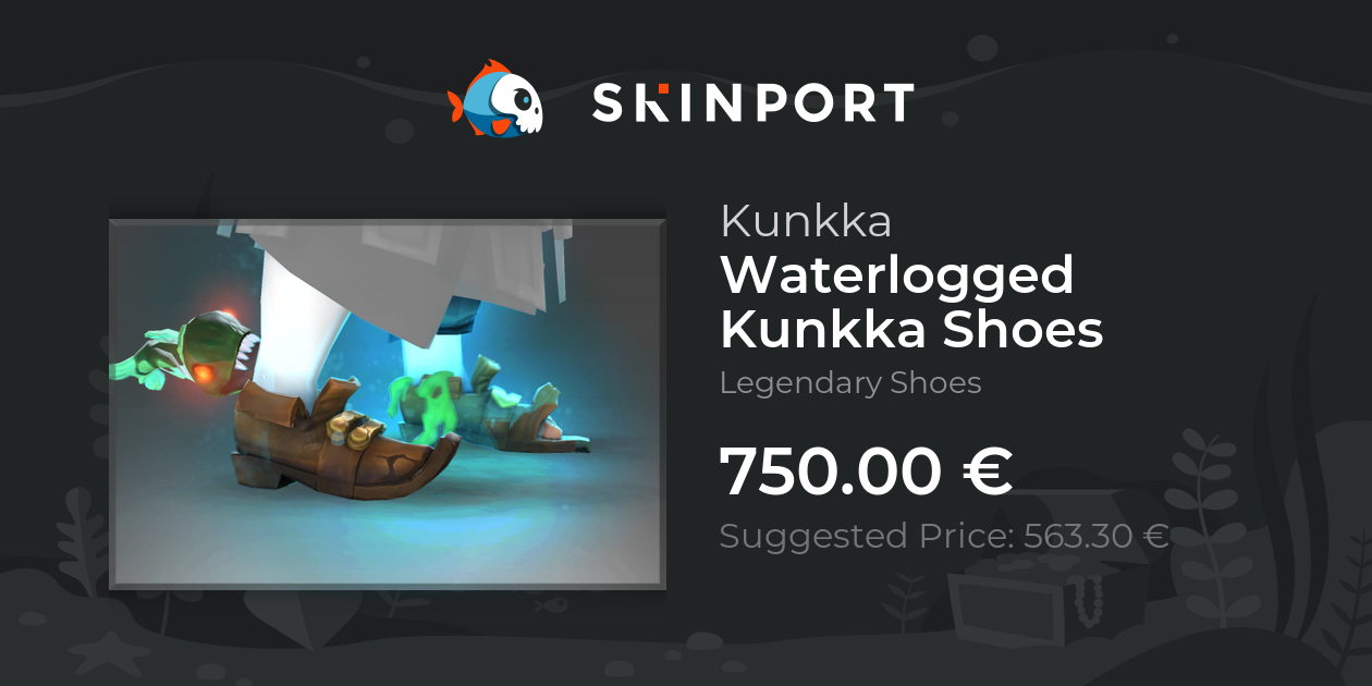 Waterlogged Kunkka Shoes - Dota 2 - Skinport