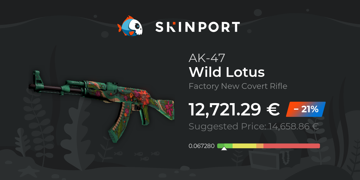AK-47 | Wild Lotus (Factory New) - CS:GO - Skinport