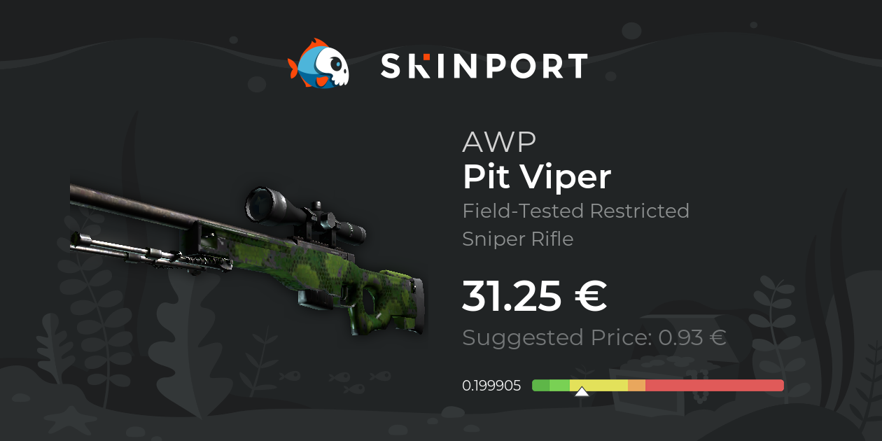 AWP | Pit Viper (Field-Tested) - CS2 - Skinport