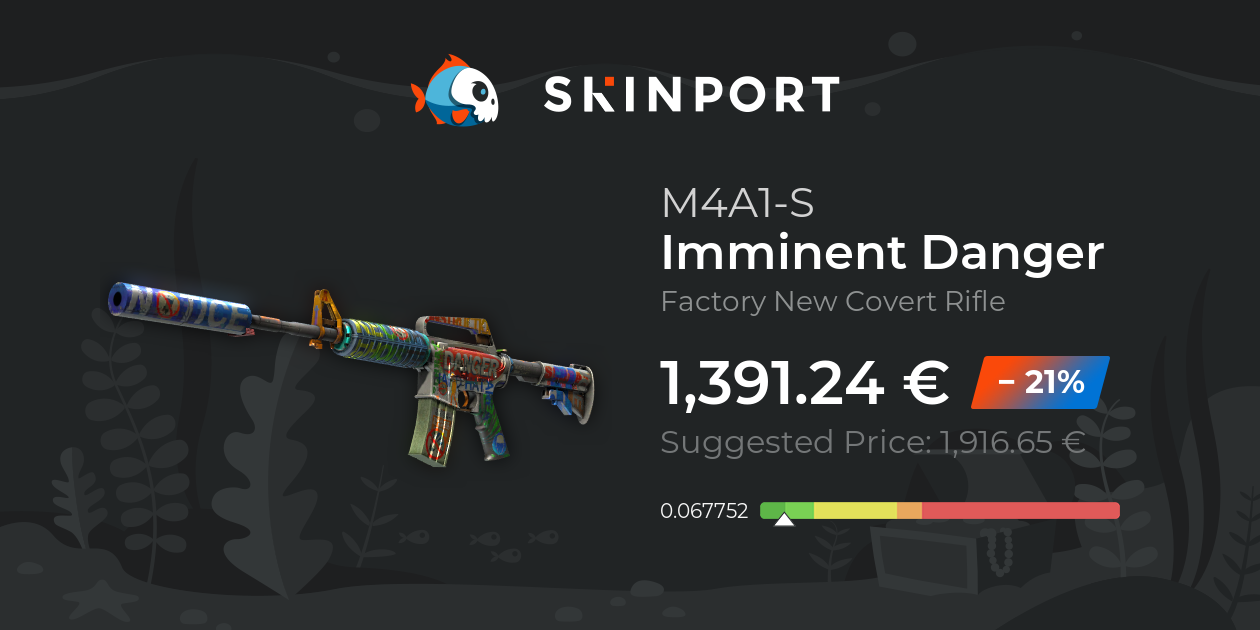 M4A1-S | Imminent Danger (Factory New) - Counter-Strike 2 - Skinport