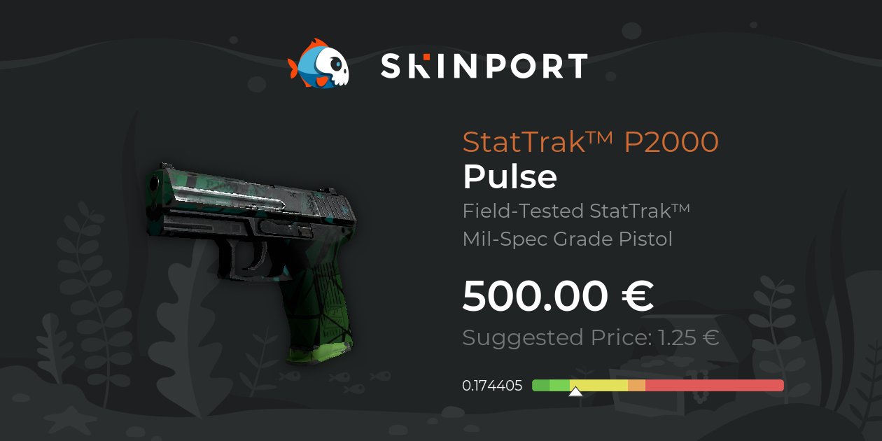 P2000 (StatTrak™) | Puls (Einsatzerprobt) - Counter-Strike 2 - Skinport