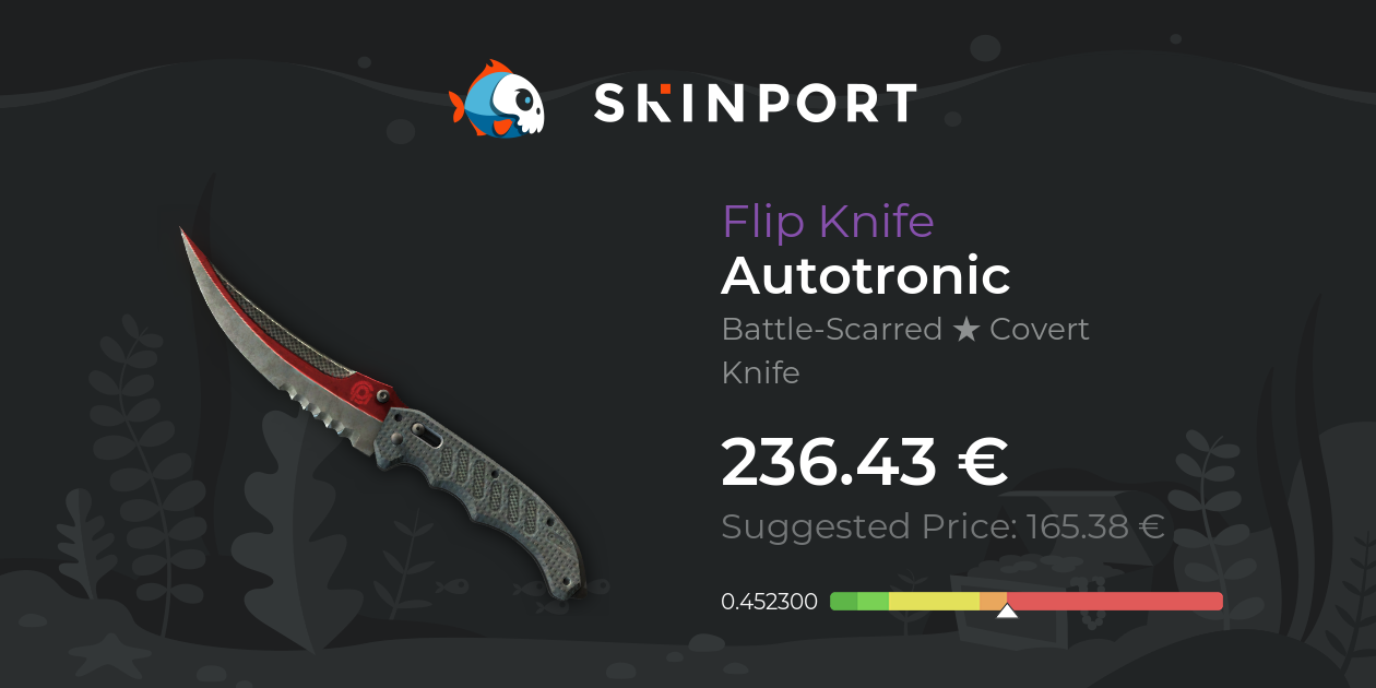 Flip Knife | Autotronic (Battle-Scarred) - Counter-Strike 2 - Skinport