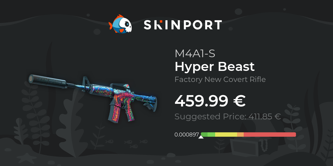 M4A1-S | Hyper Beast (Factory New) - Counter-Strike 2 - Skinport