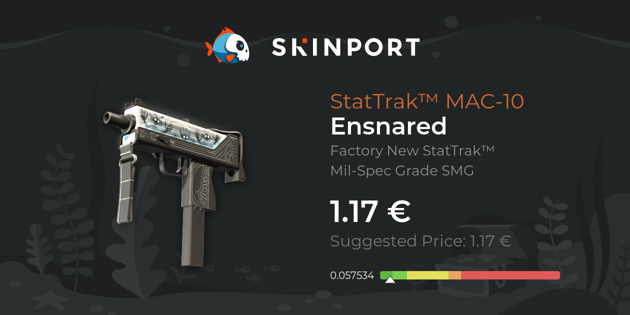 StatTrak™ MAC-10 | Ensnared (Factory New) - Counter-Strike 2 - Skinport