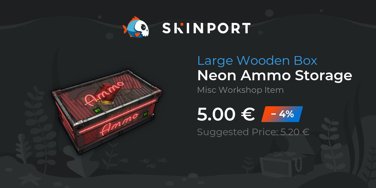 Neon Ammo Storage - Rust - Skinport