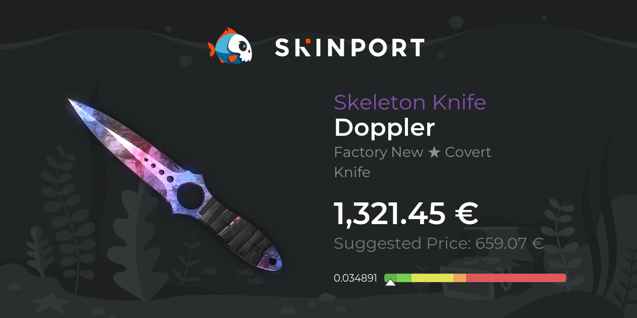 Skeleton Knife | Doppler (Factory New) - Counter-Strike 2 - Skinport