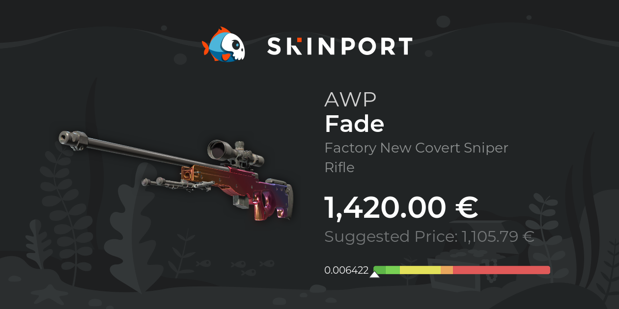 AWP | Fade (Factory New) - Counter-Strike 2 - Skinport