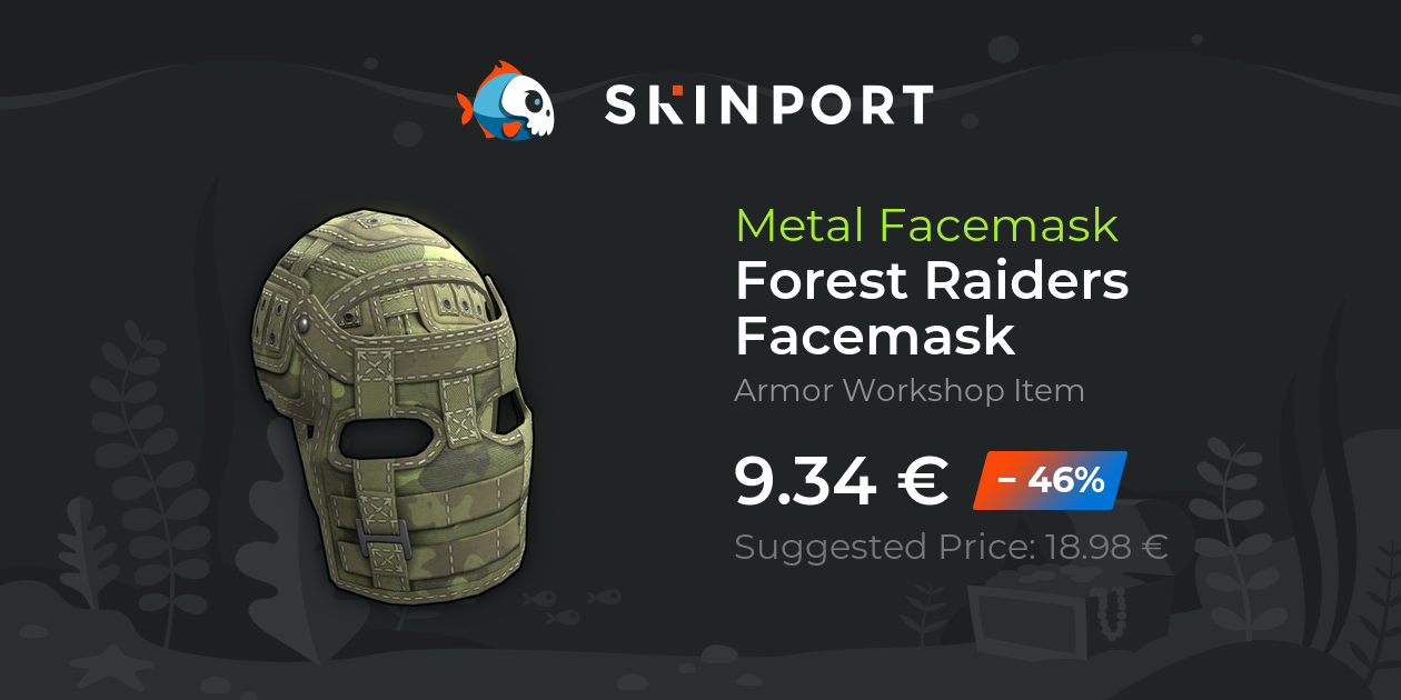 Forest Raiders Facemask - Rust - Skinport
