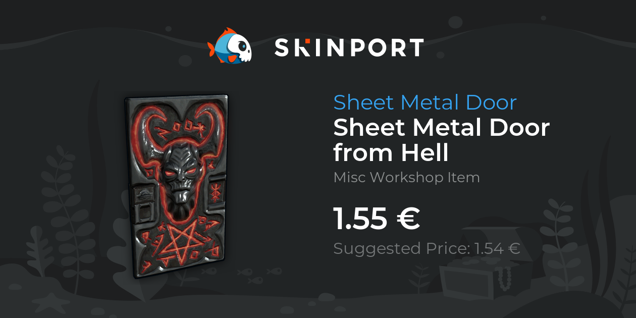 Sheet Metal Door from Hell - Rust - Skinport