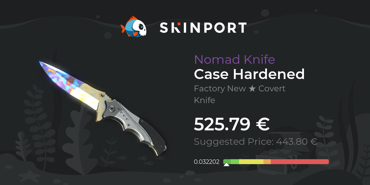 Nomad Knife | Case Hardened (Factory New) - Counter-Strike 2 - Skinport
