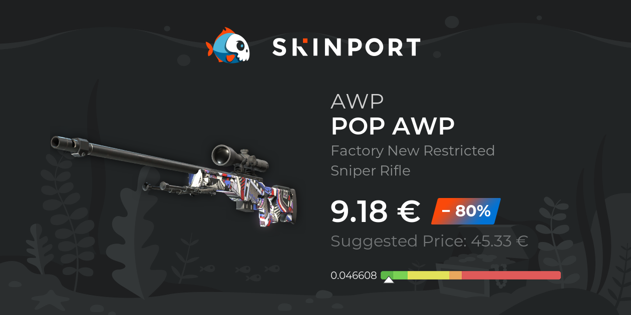 AWP | POP AWP (Factory New) - Counter-Strike 2 - Skinport