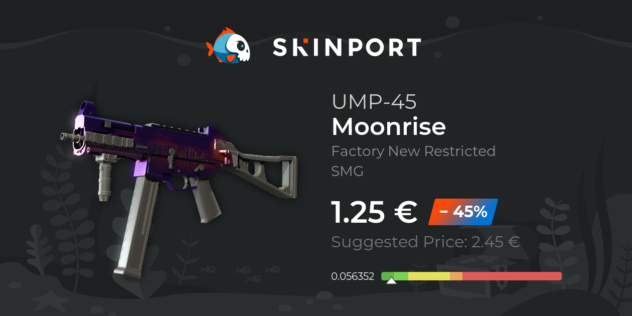 UMP-45 | Moonrise (Factory New) - Counter-Strike 2 - Skinport