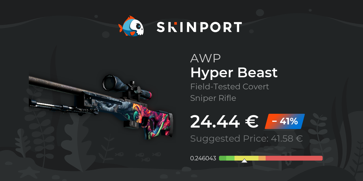 AWP | Hyper Beast (Field-Tested) - Counter-Strike 2 - Skinport