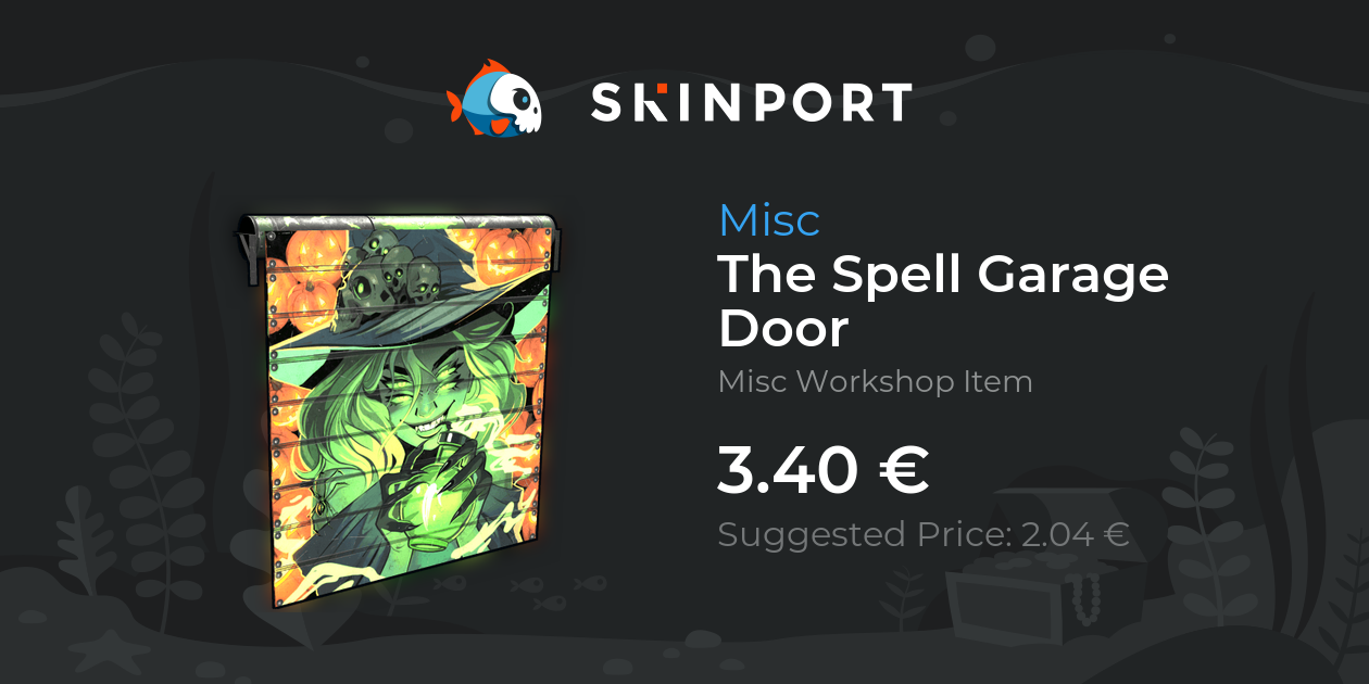 The Spell Garage Door - Rust - Skinport