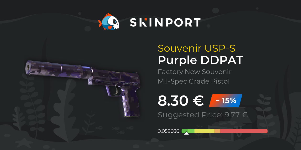 Souvenir USP-S | Purple DDPAT (Factory New) - Counter-Strike 2 - Skinport
