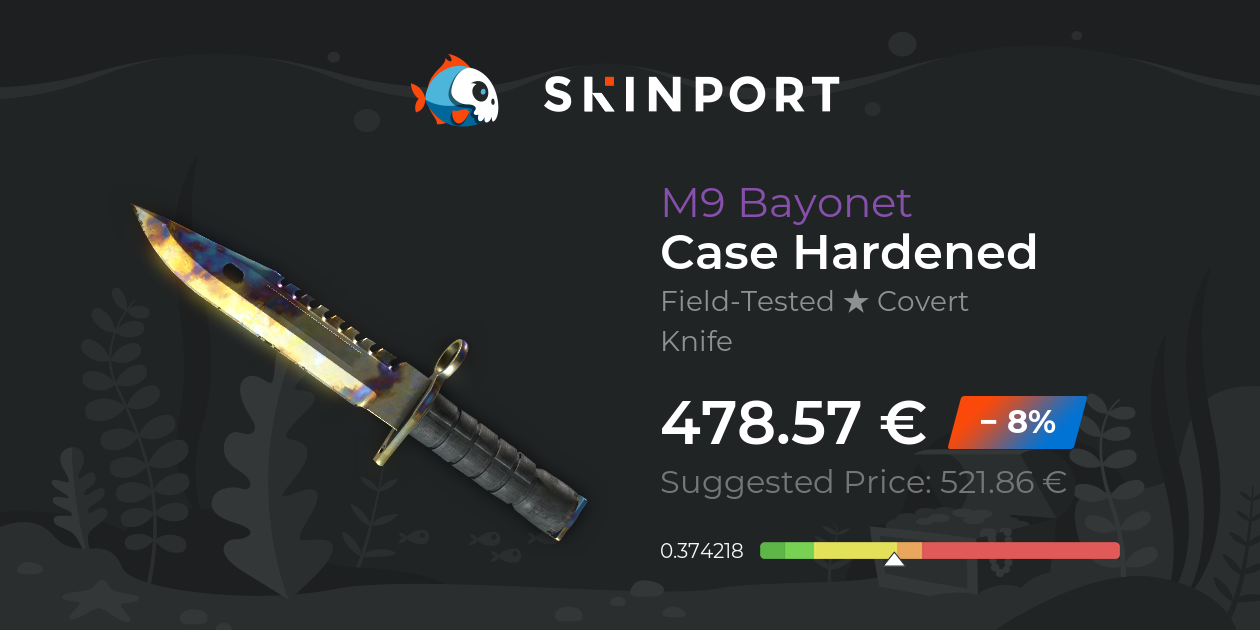 M9 Bayonet | Case Hardened (Field-Tested) - Counter-Strike 2 - Skinport