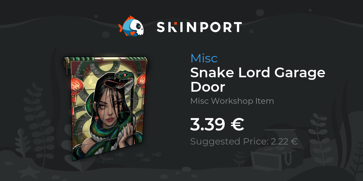 Snake Lord Garage Door - Rust - Skinport