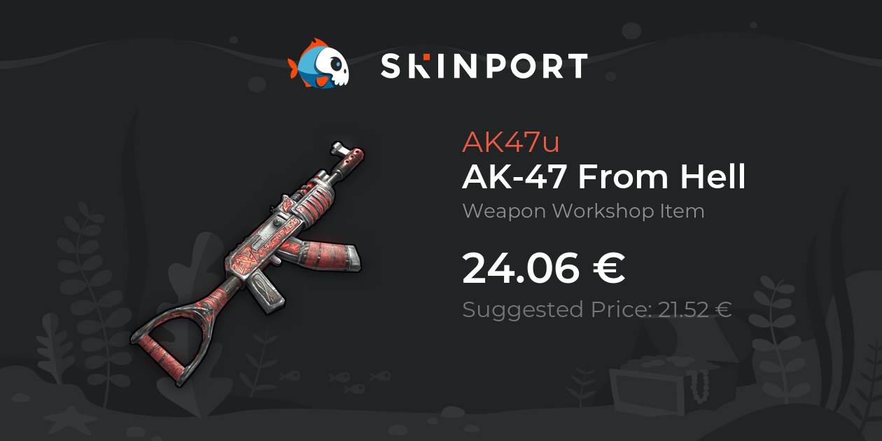 AK-47 From Hell - Rust - Skinport