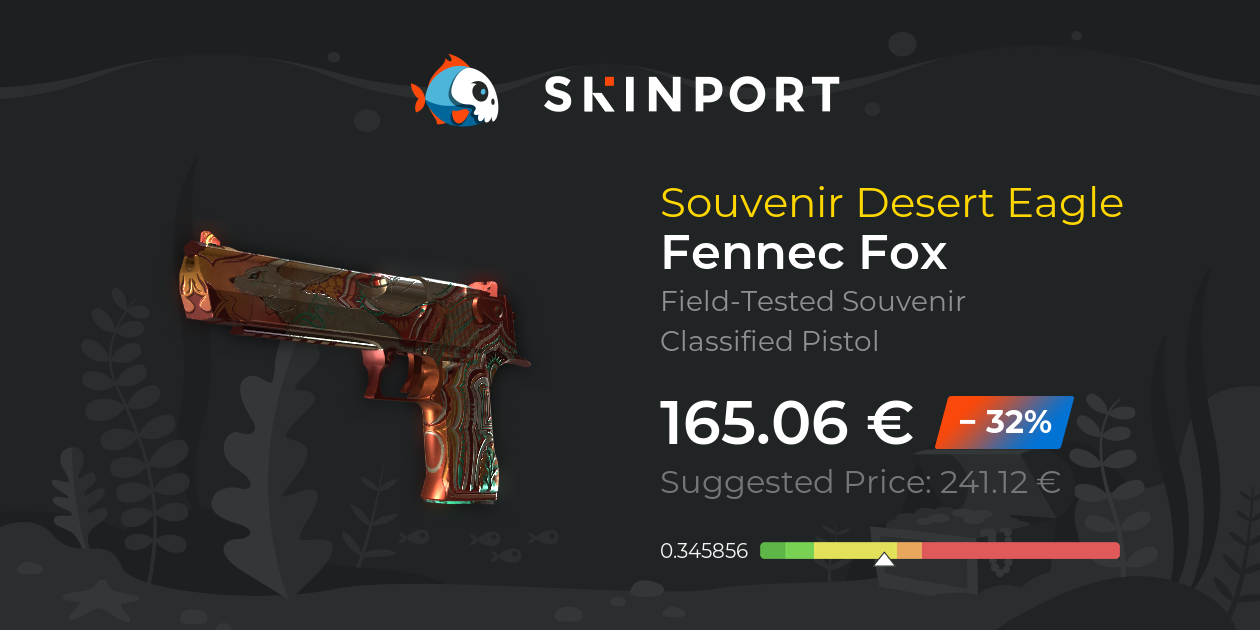 Souvenir Desert Eagle | Fennec Fox (Field-Tested) - Counter-Strike 2 ...