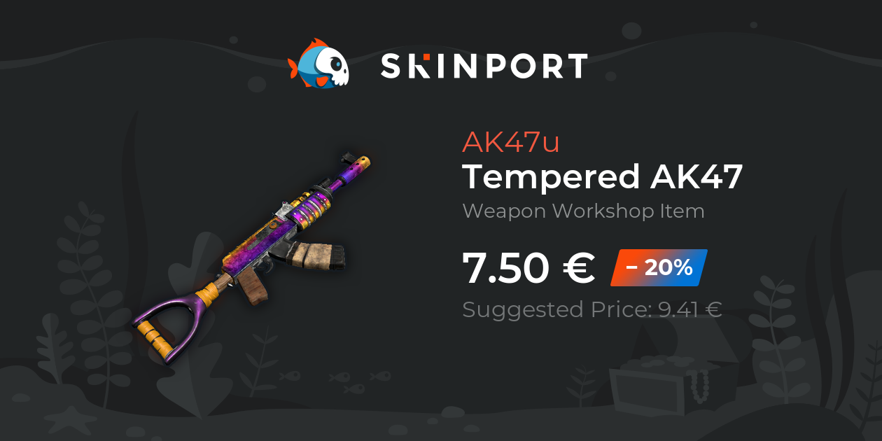 Tempered AK47 - Rust - Skinport