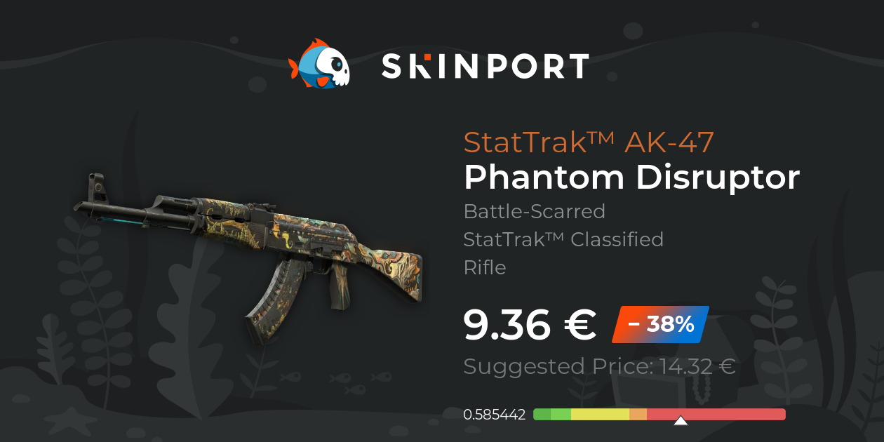 StatTrak™ AK-47 | Phantom Disruptor (Battle-Scarred) - Counter-Strike 2 ...