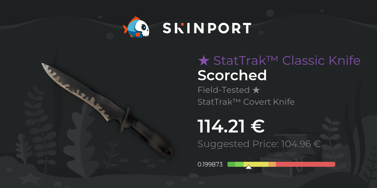 StatTrak™ Classic Knife | Scorched (Field-Tested) - Counter-Strike 2 ...