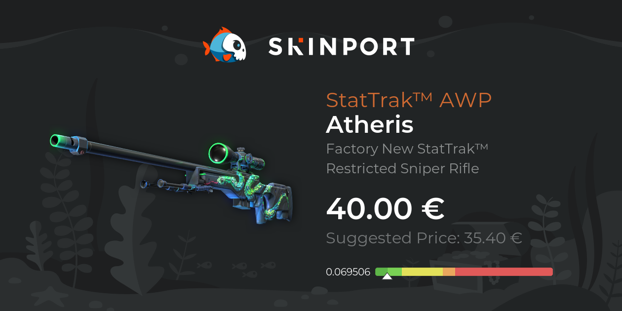 StatTrak™ AWP | Atheris (Factory New) - Counter-Strike 2 - Skinport