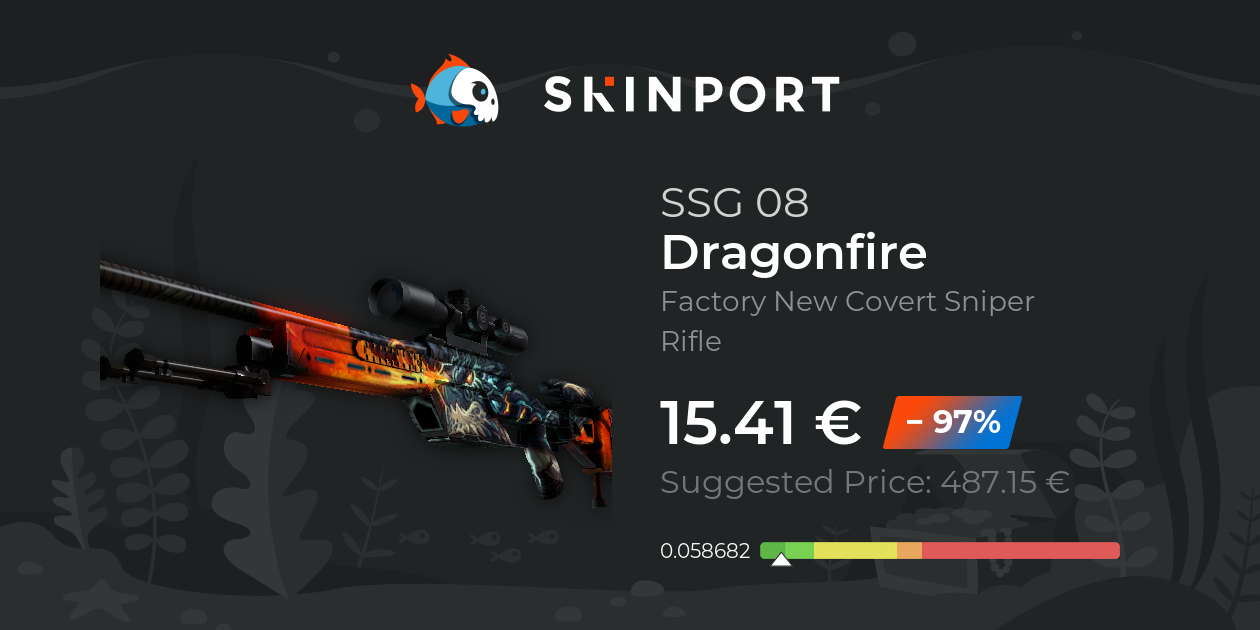 SSG 08 | Dragonfire (Factory New) - Counter-Strike 2 - Skinport