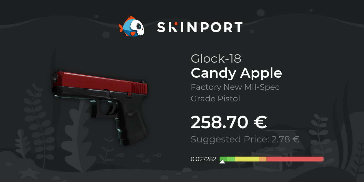 Glock-18 | Candy Apple (Factory New) - Counter-Strike 2 - Skinport