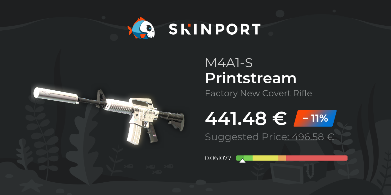 M4A1-S | Printstream (Factory New) - Counter-Strike 2 - Skinport