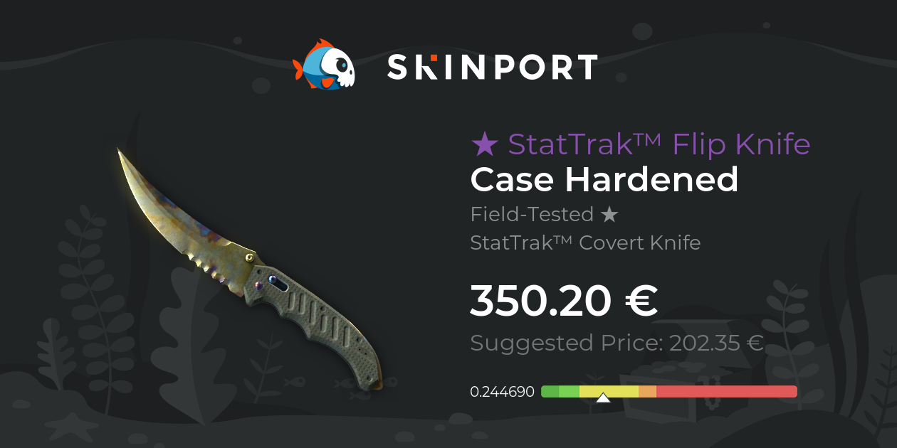 StatTrak™ Flip Knife | Case Hardened (Field-Tested) - Counter-Strike 2 ...