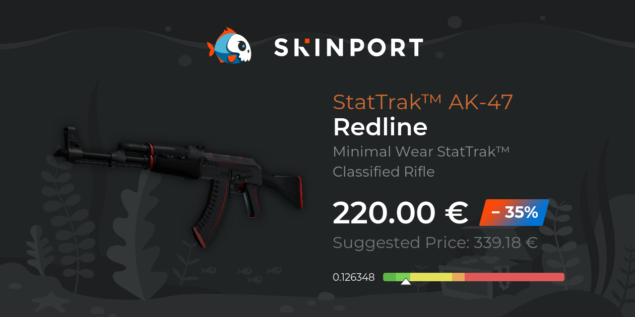 StatTrak™ AK-47 | Redline (Minimal Wear) - CS:GO - Skinport