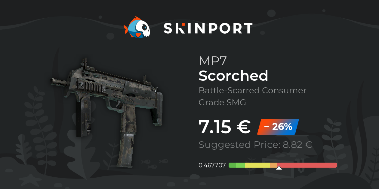 MP7 | Scorched (Battle-Scarred) - Counter-Strike 2 - Skinport