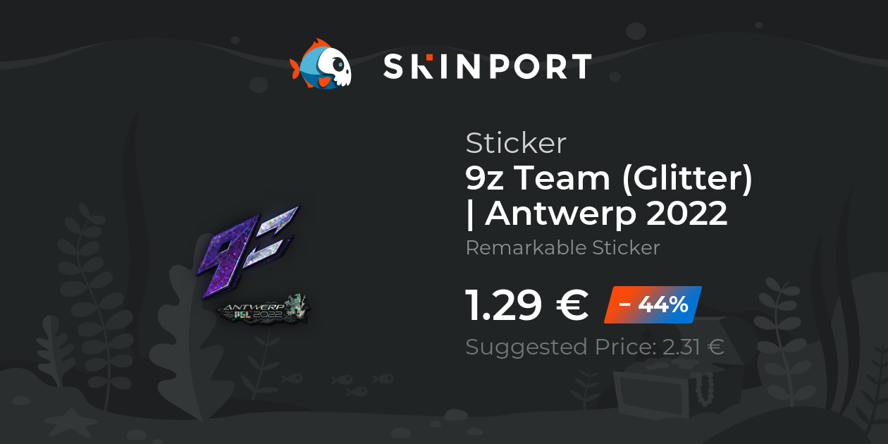 Sticker | 9z Team (Glitter) | Antwerp 2022 - Counter-Strike 2 - Skinport