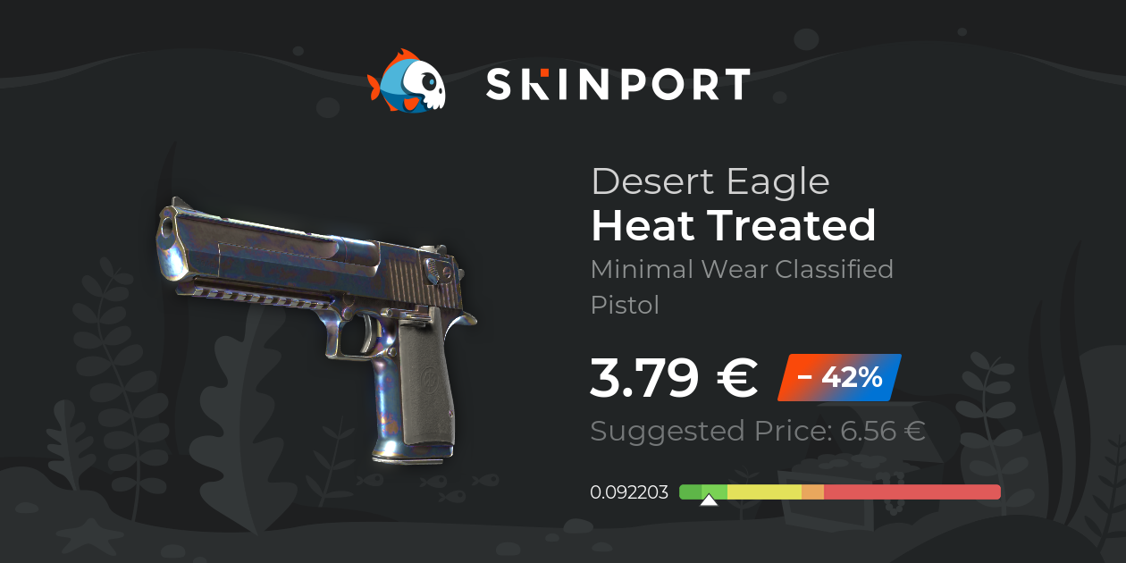 Desert Eagle | Heat Treated (Minimal Wear) - Counter-Strike 2 - Skinport