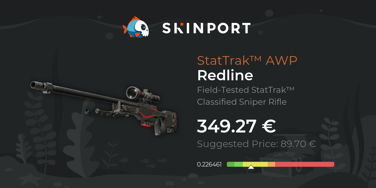 StatTrak™ AWP | Redline (Field-Tested) - Counter-Strike 2 - Skinport