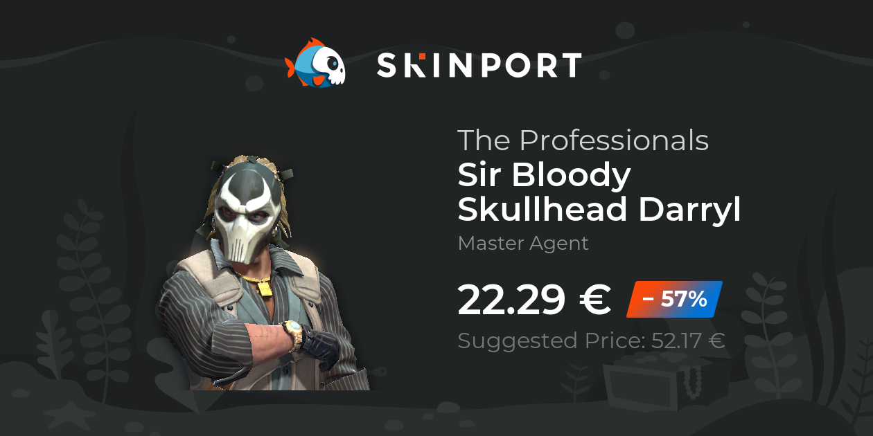 Sir Bloody Skullhead Darryl | The Professionals - CS2 - Skinport